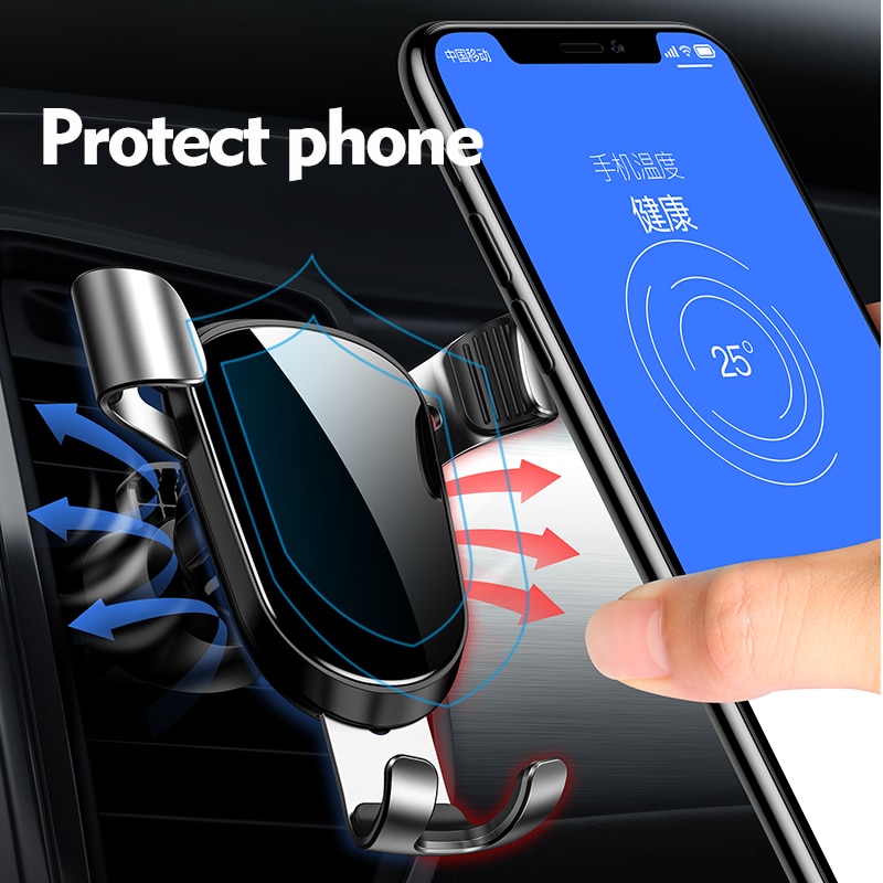 Licheers Gravity Auto Telefoon Houder Voor Iphone ... – Grandado