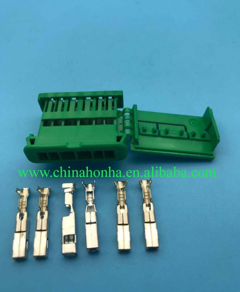 6 pin green 2.8/1.5mm female auto electronic housi... – Vicedeal