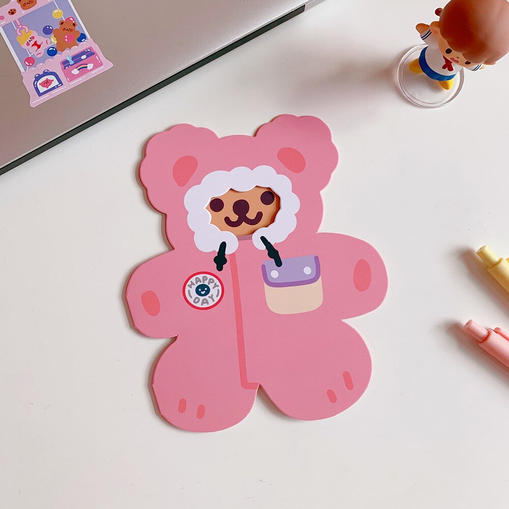 Ins kawaii vinter björn vykort foto rekvisita diy ... – Grandado