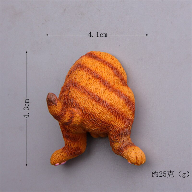 Cute Resin Cat Butt Fridge Magnets Magnetic Orname... – Grandado
