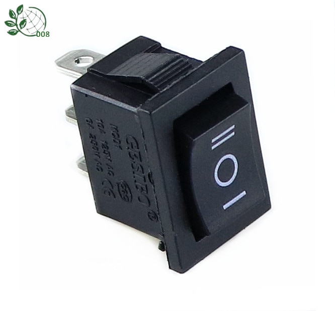 Kcd 1 6a 250 vac /10a 125 vac på/av/på rektangel ... – Grandado