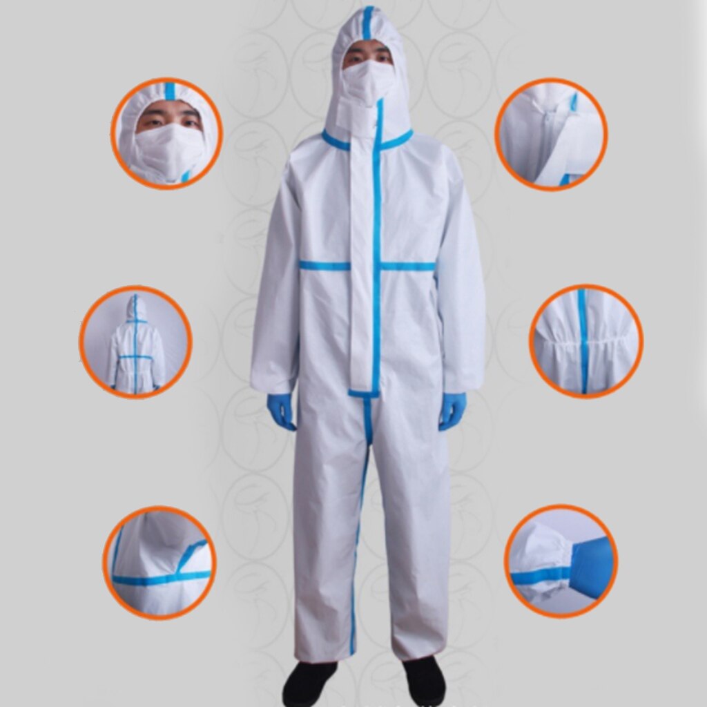 Reusable Hood Safety Coverall Suit Clothing Suits ... – Vicedeal