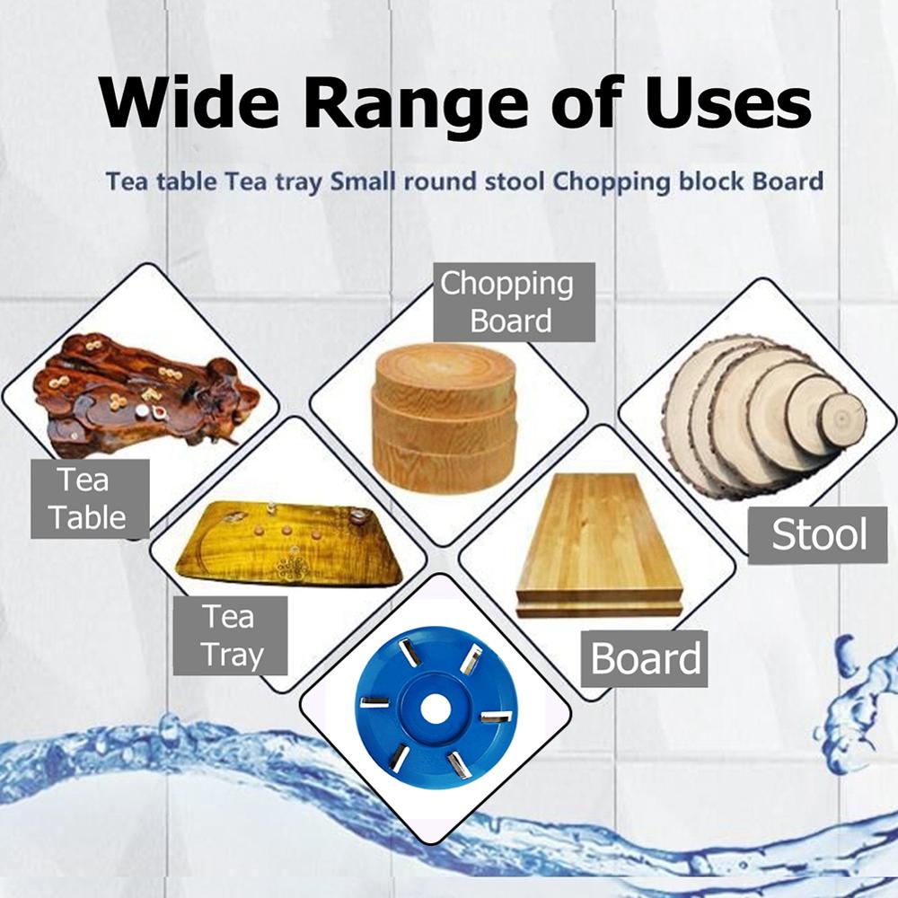 6 Teeth Power Wood Carving Cutter Disc Milling Att... – Vicedeal