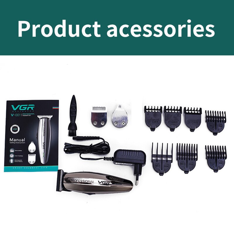 Vgr Professionele Waterdichte Tondeuse Baard Trime... – Grandado