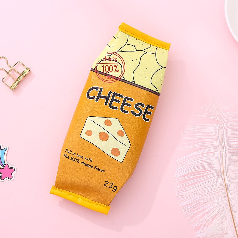 JIKUN Snack Pencil Case Korean Cute Waterproof Pen... – Grandado