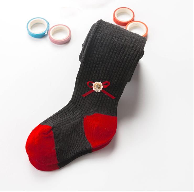 Children Spring Autumn Winter Bowknot Tights Cotto... – Grandado
