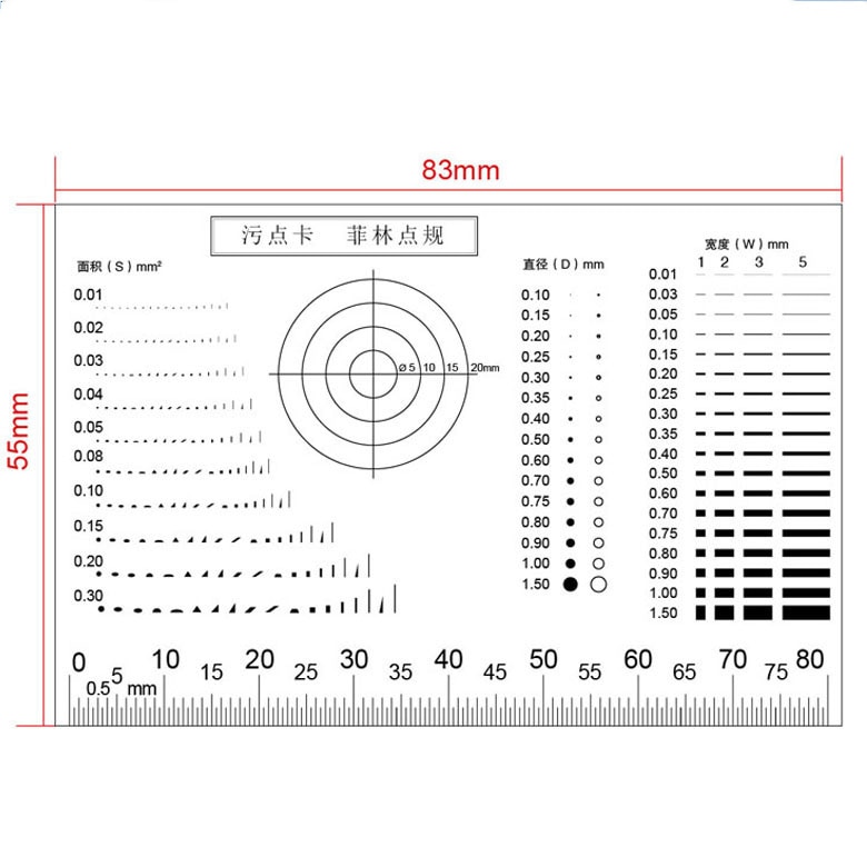 High Precision Film Point Gauge Soft Ruler Microsc... – Vicedeal