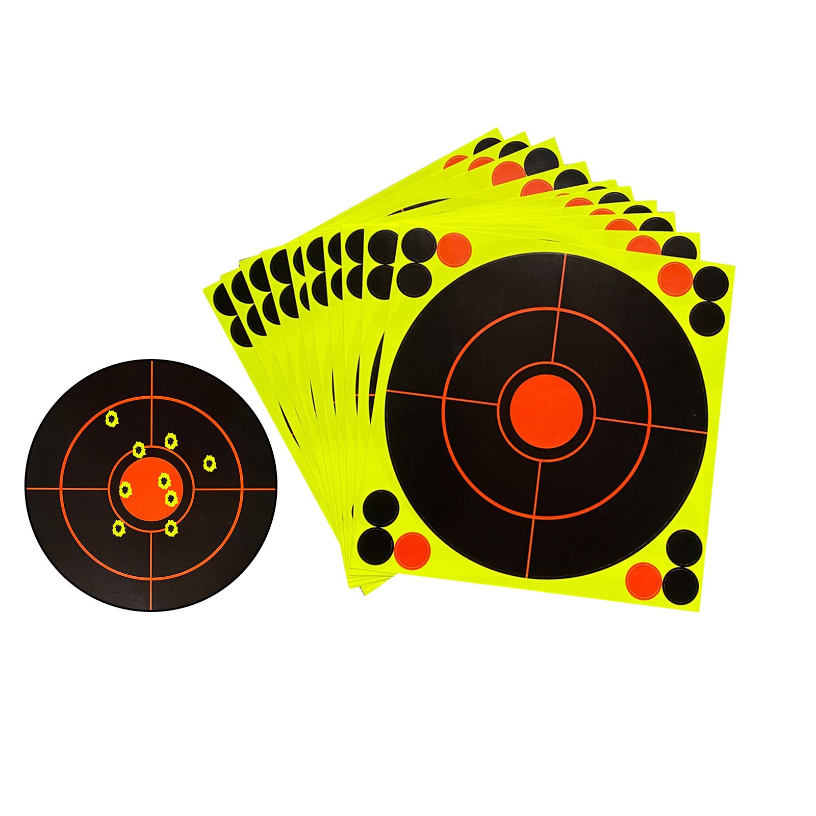 10x Paper Target Splatter Targets Aim Practicing S... – Grandado