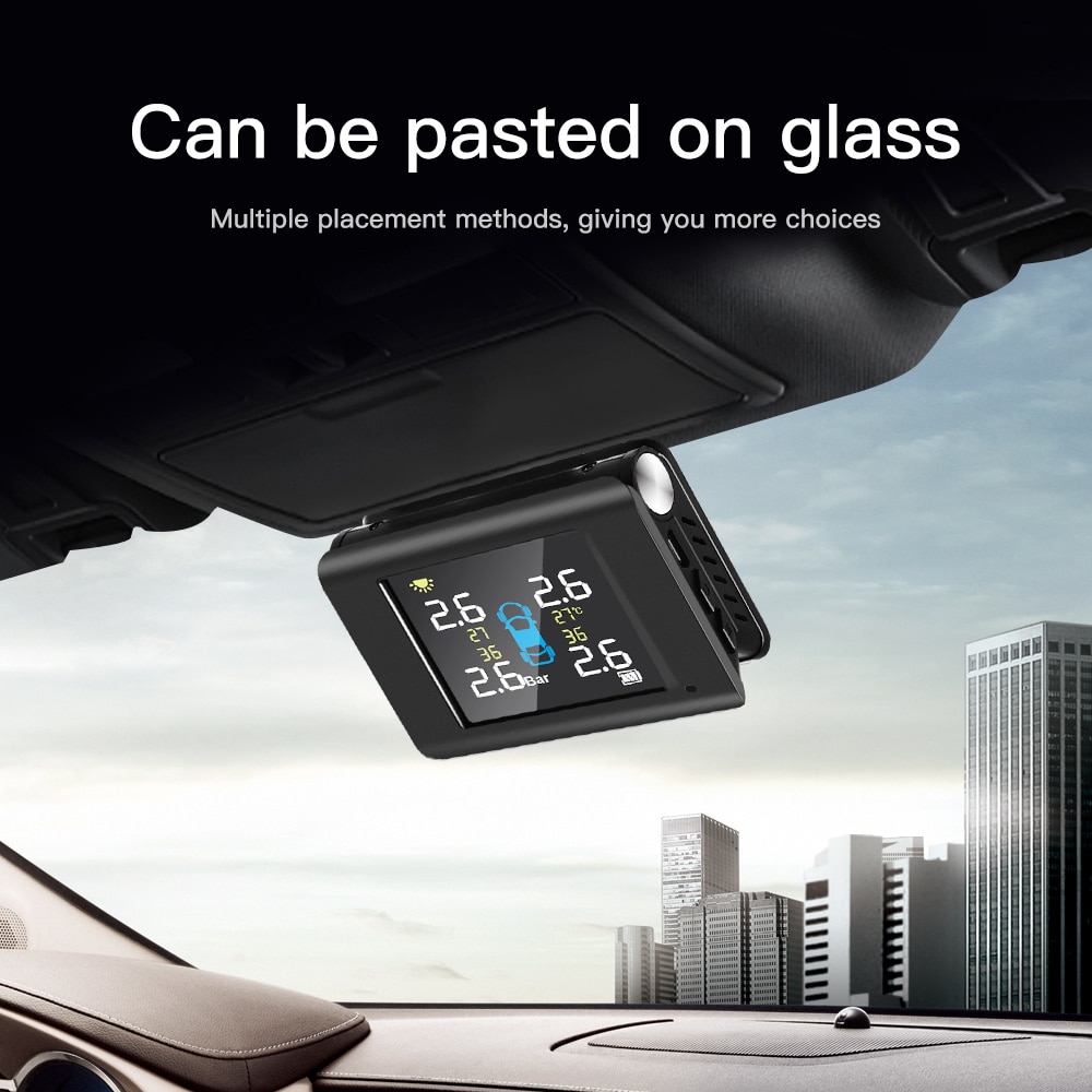 TPMS Car Tire Pressure Monitoring System With 4 Ex... – Grandado