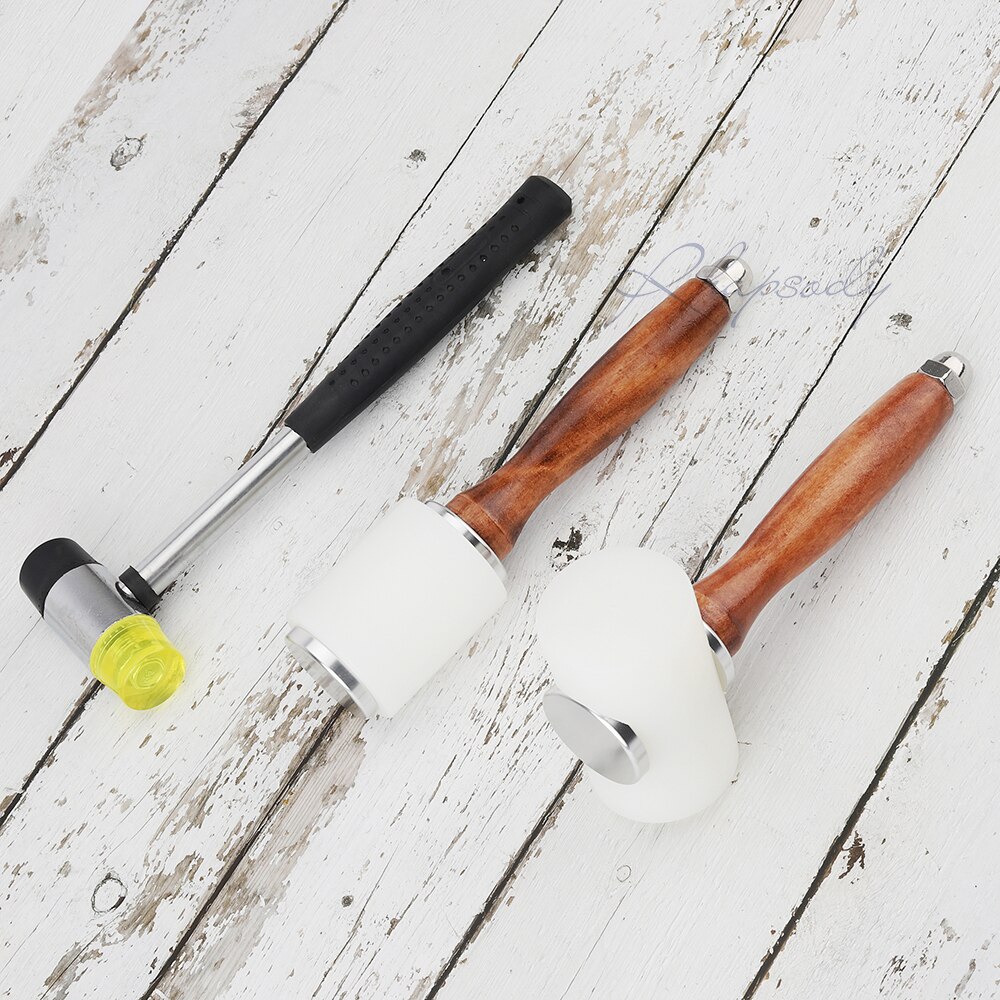 Leather Craft Carving Hammer Cowhide Punch Cutting... – Grandado