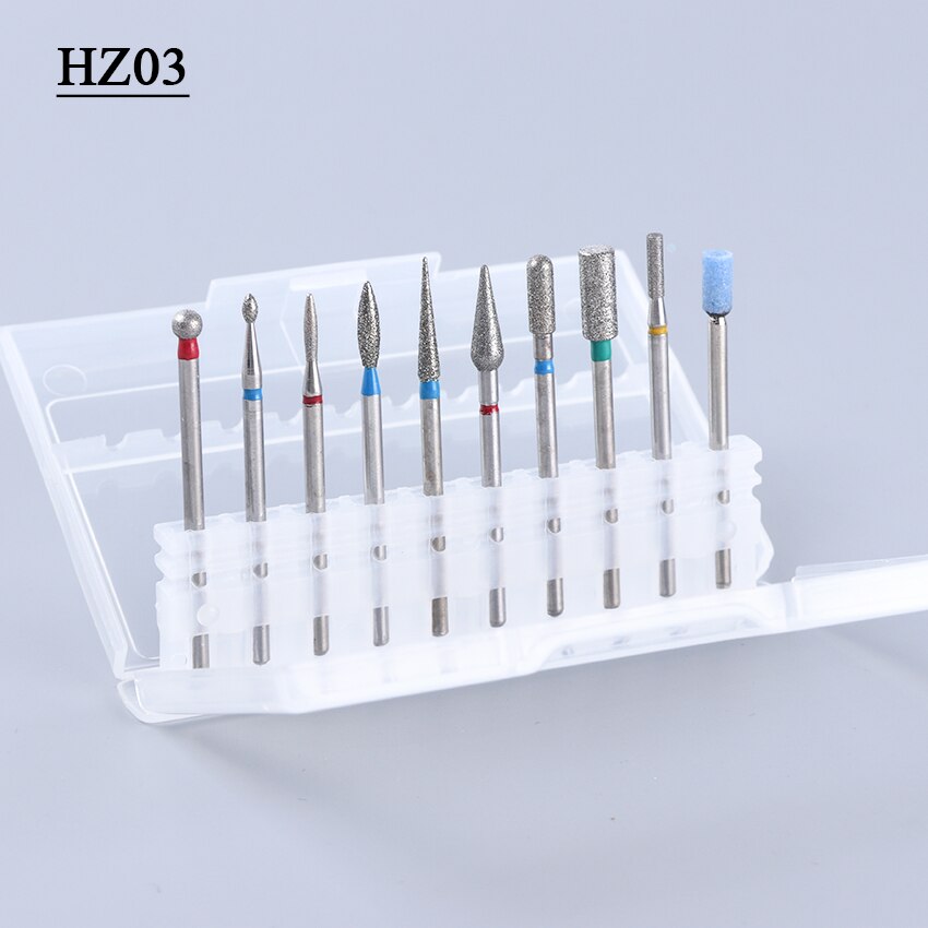 Nail Drill Bits Set Box Cuticle Elektrische Manicu... – Grandado