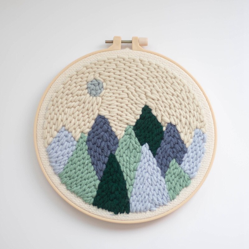 DIY Landscape Painting Pattern with Embroidery Too... – Vicedeal