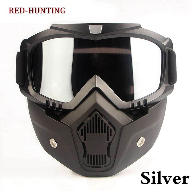 Outdoor Motorcycle Goggles Mask Detachable Goggles... – Grandado