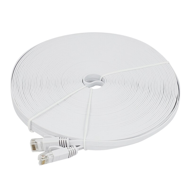 Cat 6 Câble Ethernet 100 Pieds (30 Mètres) Plat Mi... – Grandado