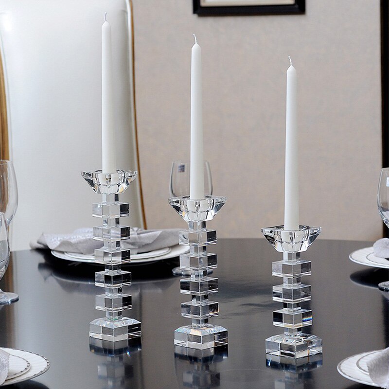 Europe Style Crystal Candlestick Religious Tealigh... – Grandado