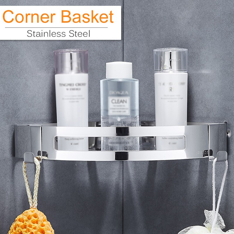 ROVOGO Shower Caddy Corner Shower Basket with 2 Ho... – Vicedeal