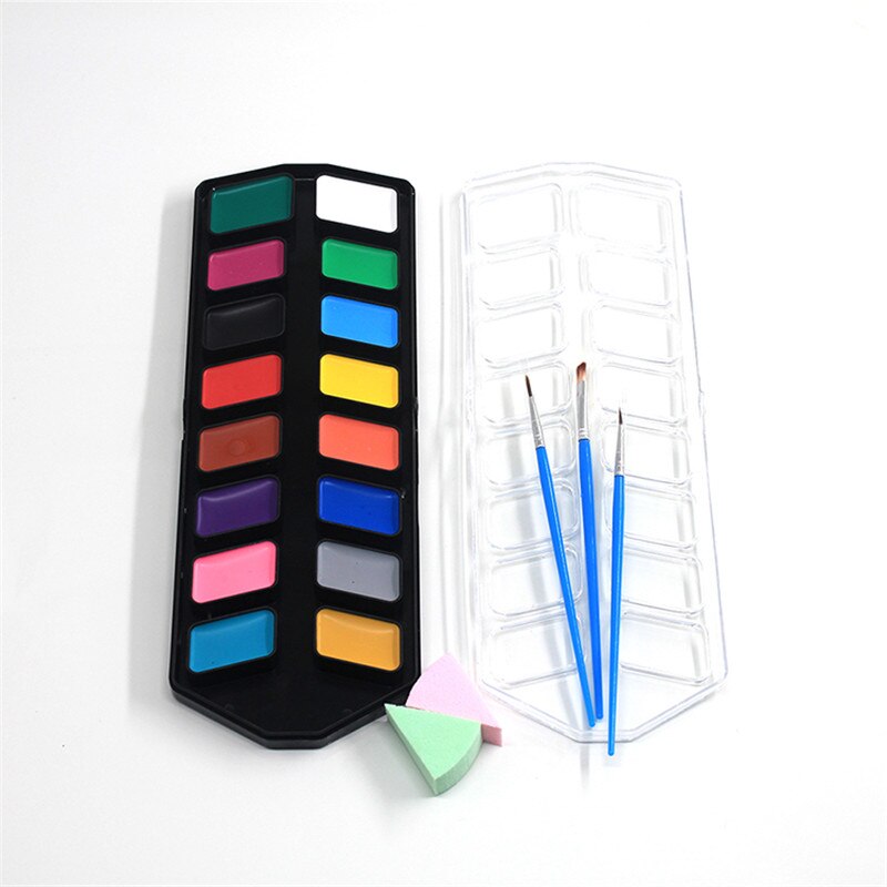 16 - Color Body Painting Set With Tools – Grandado