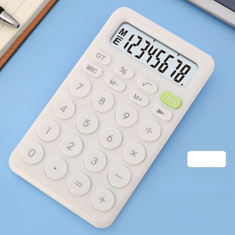 Simple Candy Color Girl Heart Big Screen Calculato Grandado