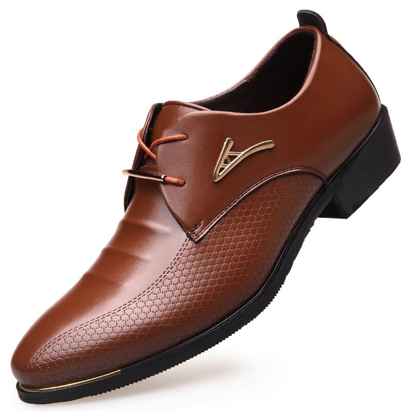 Italian Formal Shoes Mens Dress Shoes Leather Wedd... – Grandado