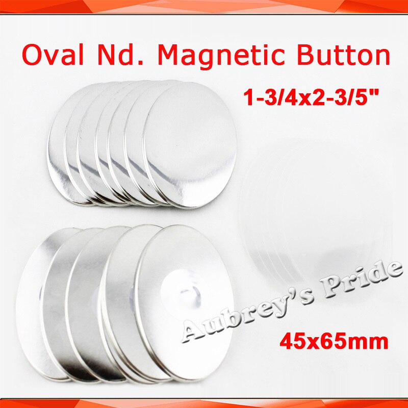 Oval 45x65mm 100 Sets Fridge Dialog Box Nd. Strong... – Vicedeal