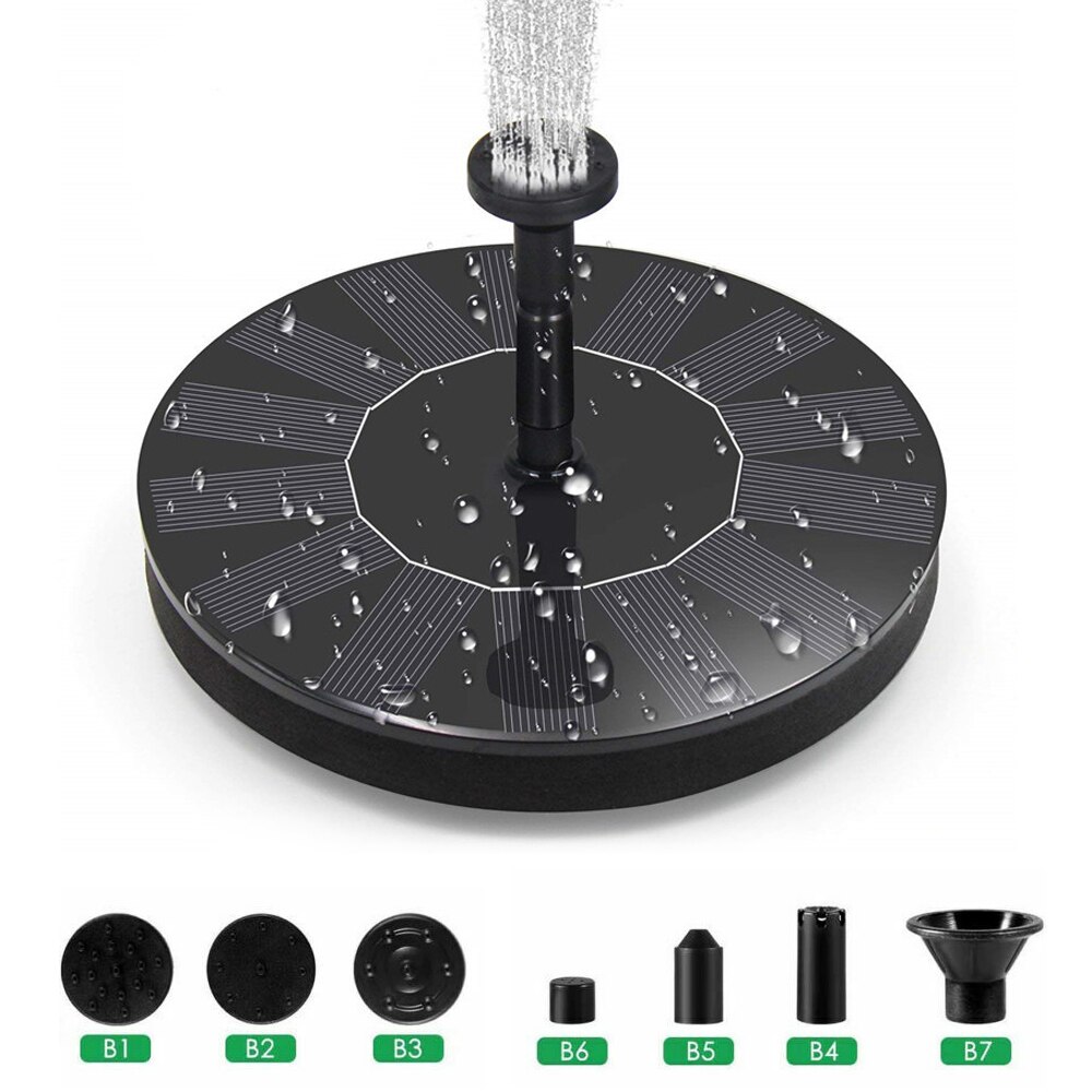 Mini Solar Water Fountain Pool Pond Waterfall Foun... – Grandado