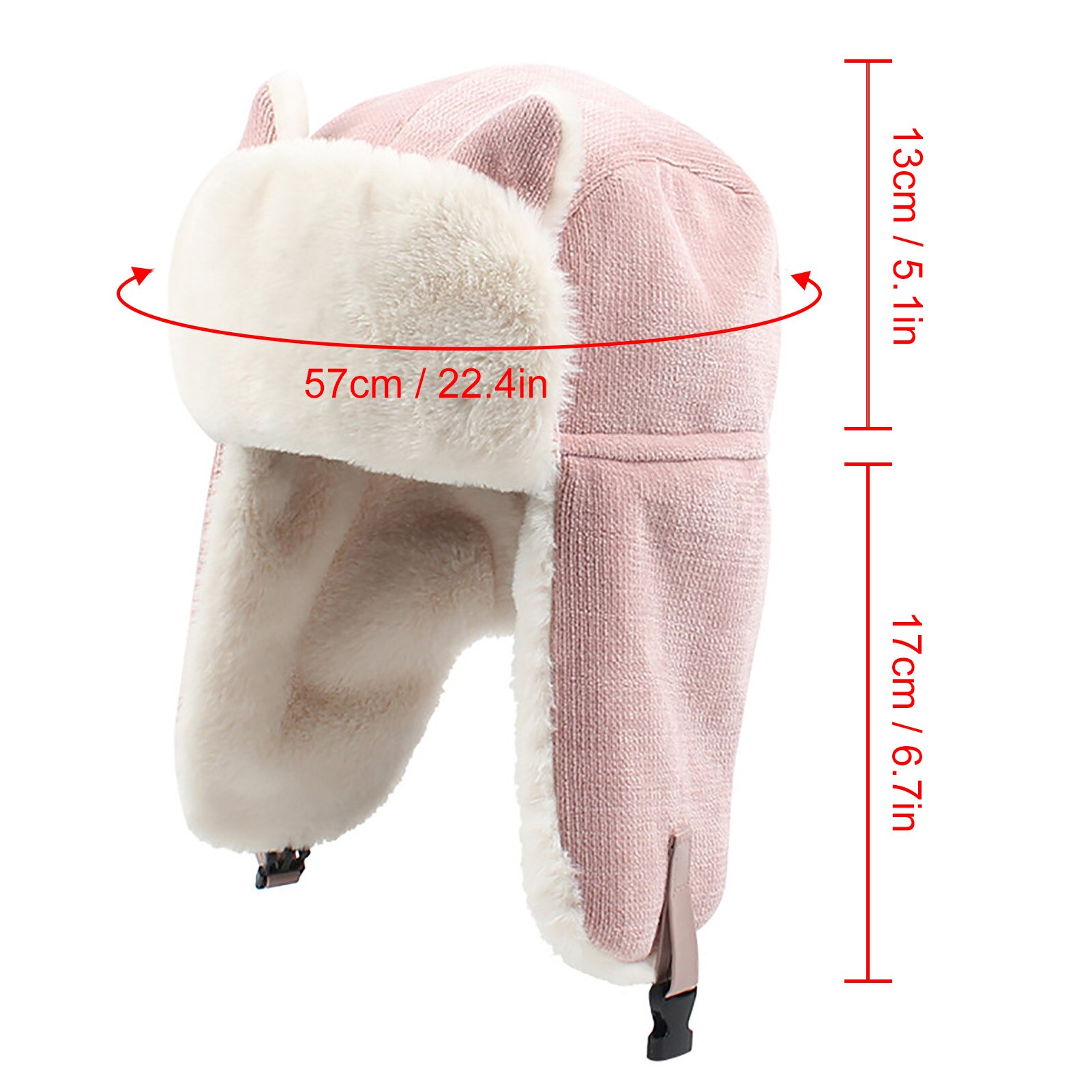 Autumn Winter Ushanka For Women Warm Hat Girl Cute... – Grandado