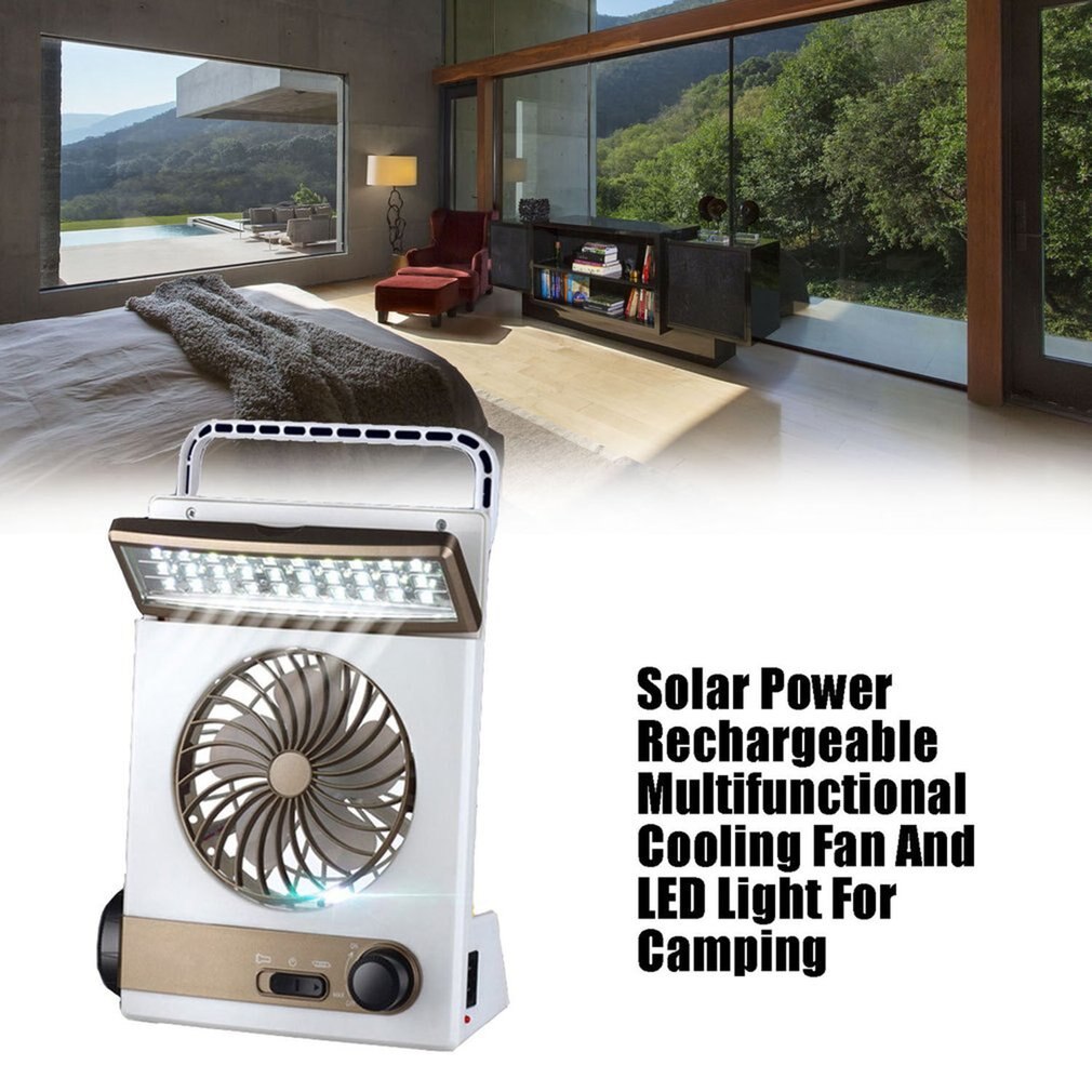 Multi-function Outdoor Solar Light with Fan Flashl... – Vicedeal