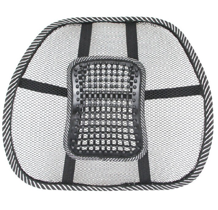 Chair Back Support Massage Cushion Mesh Relief Lum... – Grandado