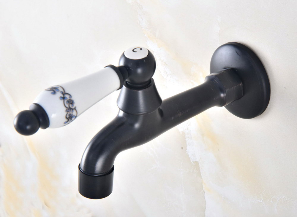 Oil Rubbed Bronze Outdoor Faucet Garden Water Tap ... – Vicedeal