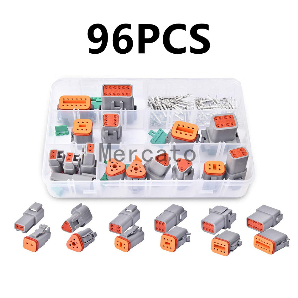 96Pcs Dt Serie 2-12P Waterdichte Draad Connector K... – Vicedeal
