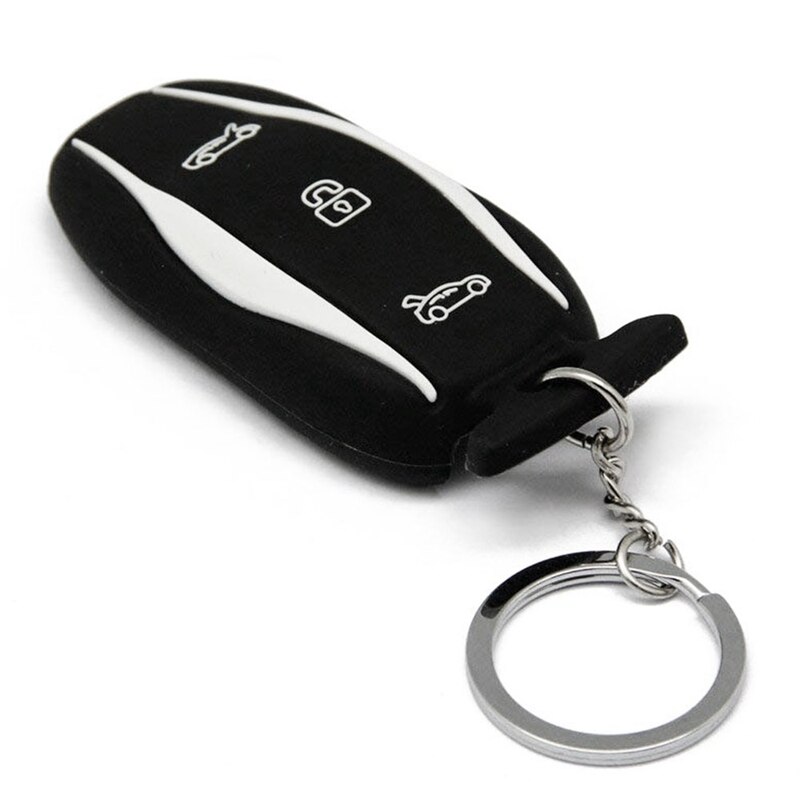 Black silicone key Bag remote key set for Tesla mo... – Grandado