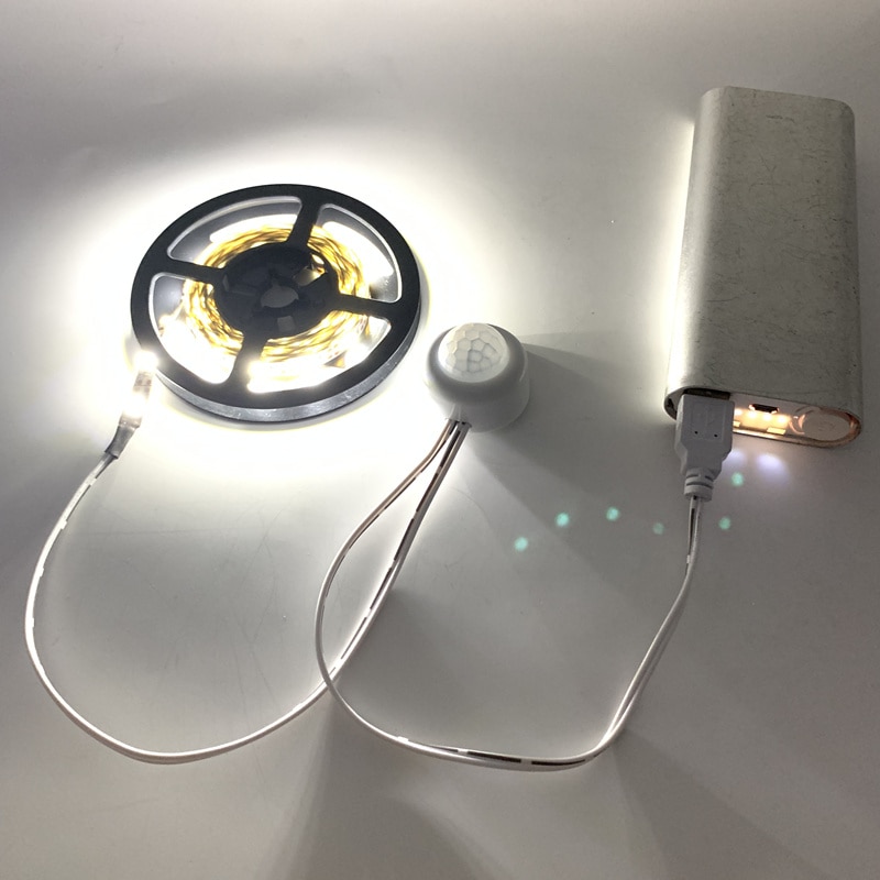Wireless Motion Sensor LED Strip Lamp 1M 2M 3M 5V ... – Grandado