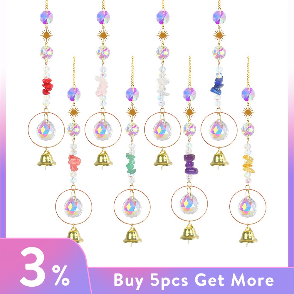 Crystal Wind Chimes Pendant Handmade Sun Catcher S... – Vicedeal