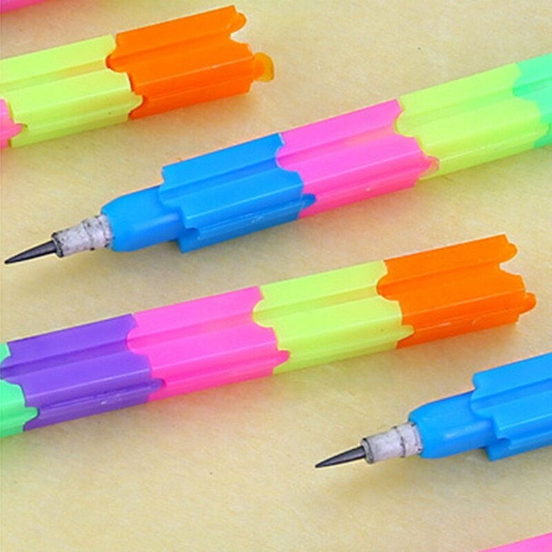 Rainbow Multifunctional Standard Pencil Building B... – Vicedeal
