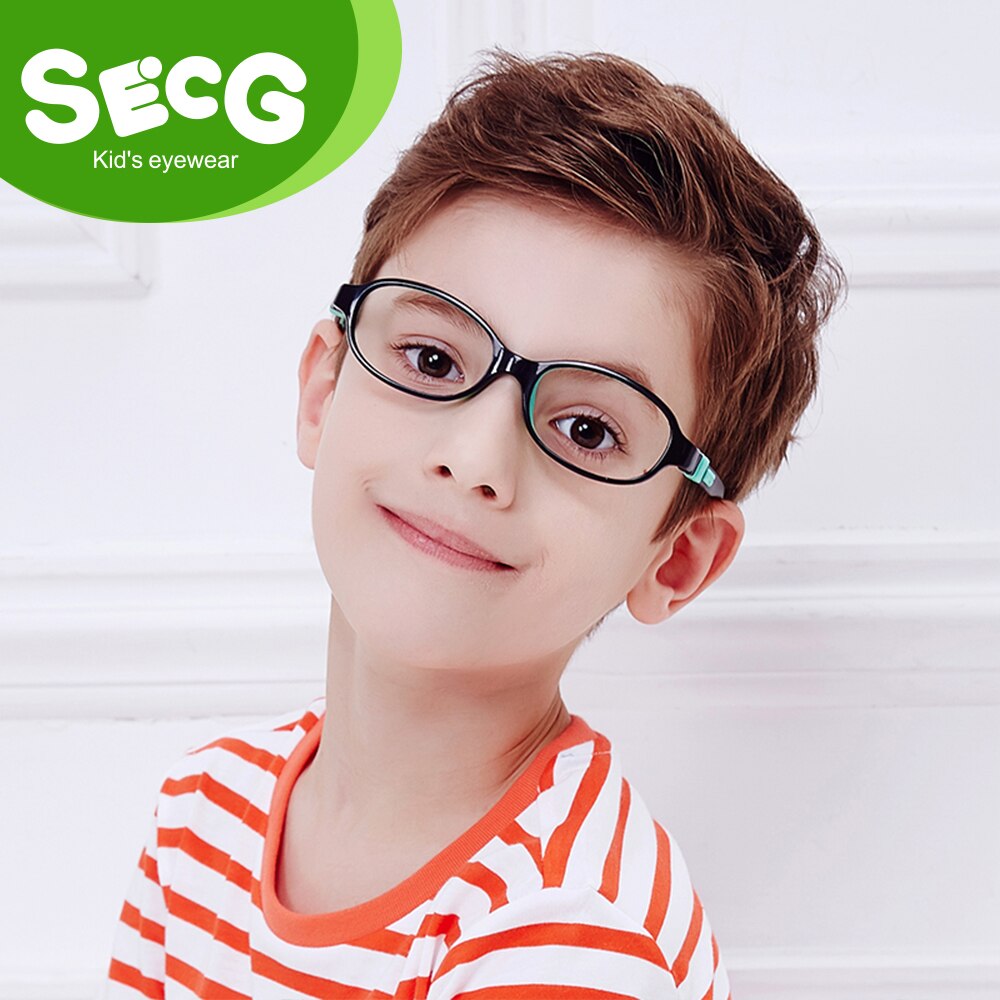 SECG Detachable Solid Kids Glasses Frame Silicone ... – Grandado