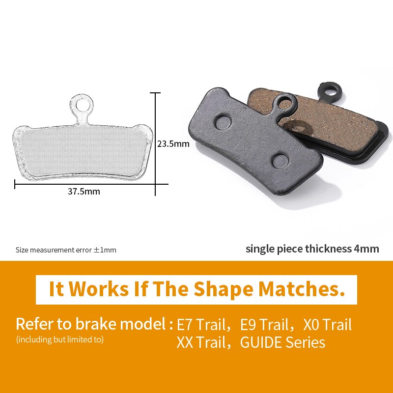 2 Paar Fiets Remblokken Voor Sram Avid X0 Trail Vo... – Vicedeal