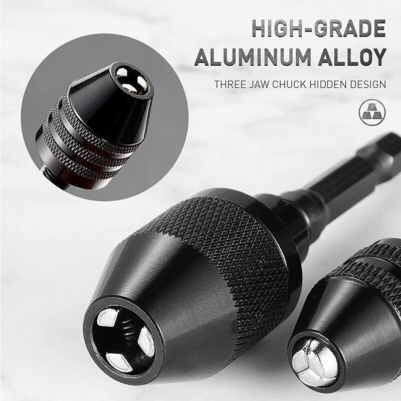 2 Pack Chuck Adapter Quick Change Keyless Drill Ch... – Grandado