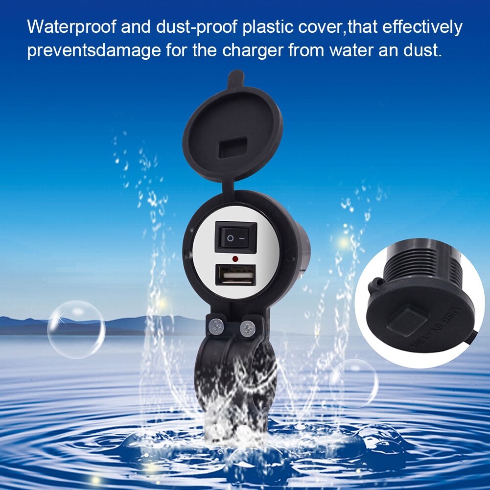 CS-277A Waterproof USB Car Motorcycle Phone Charge... – Grandado