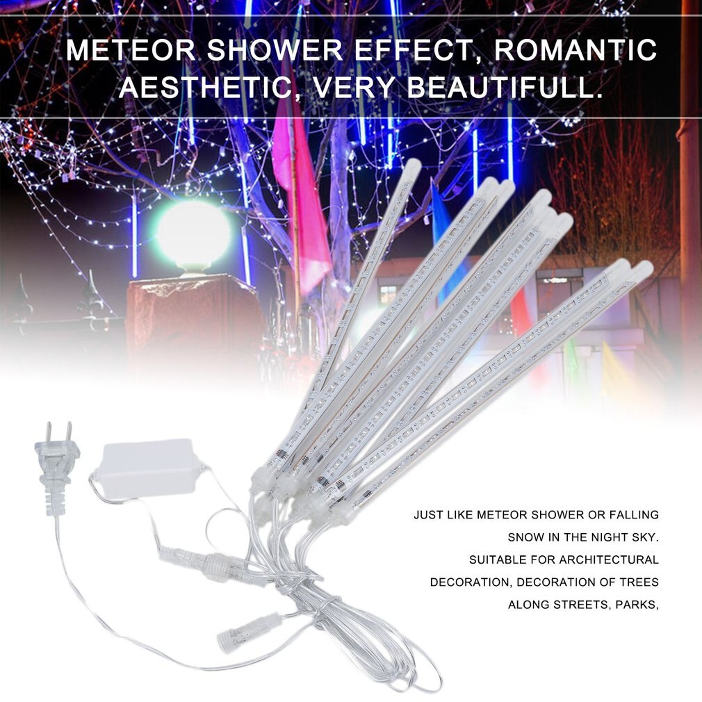 30 Cm Meteoor Buis Led Meteor Shower Rain Tubes Ke... – Grandado
