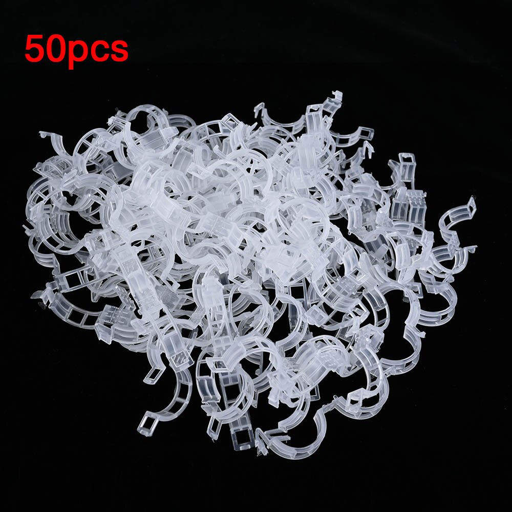 50/100pcs Reusable Plastic Plant Support Clips Pla... – Vicedeal