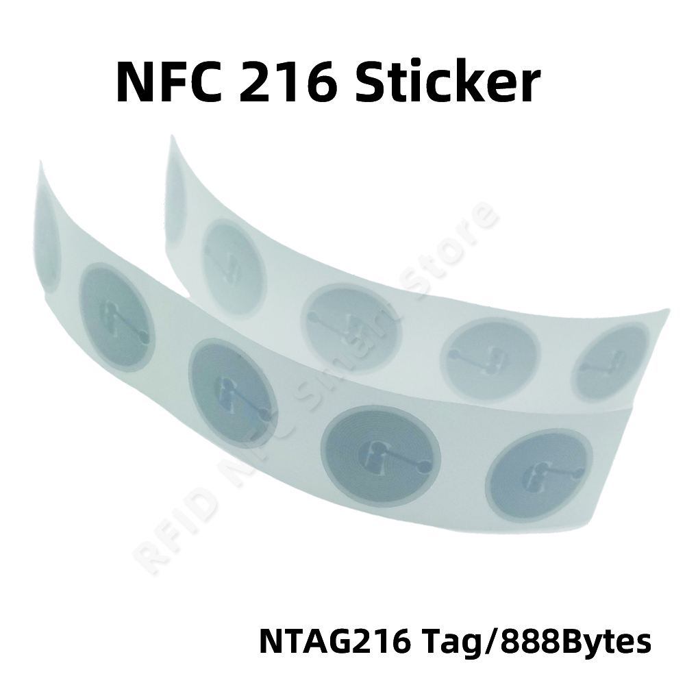 10 Stuks Nfc Tag Ntg216 Label Nfc 216 Zelfklevende... – Grandado