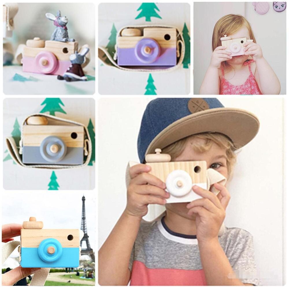 Cute Mini Wooden Camera Toy Cartoon Baby Toy Kids ... – Vicedeal