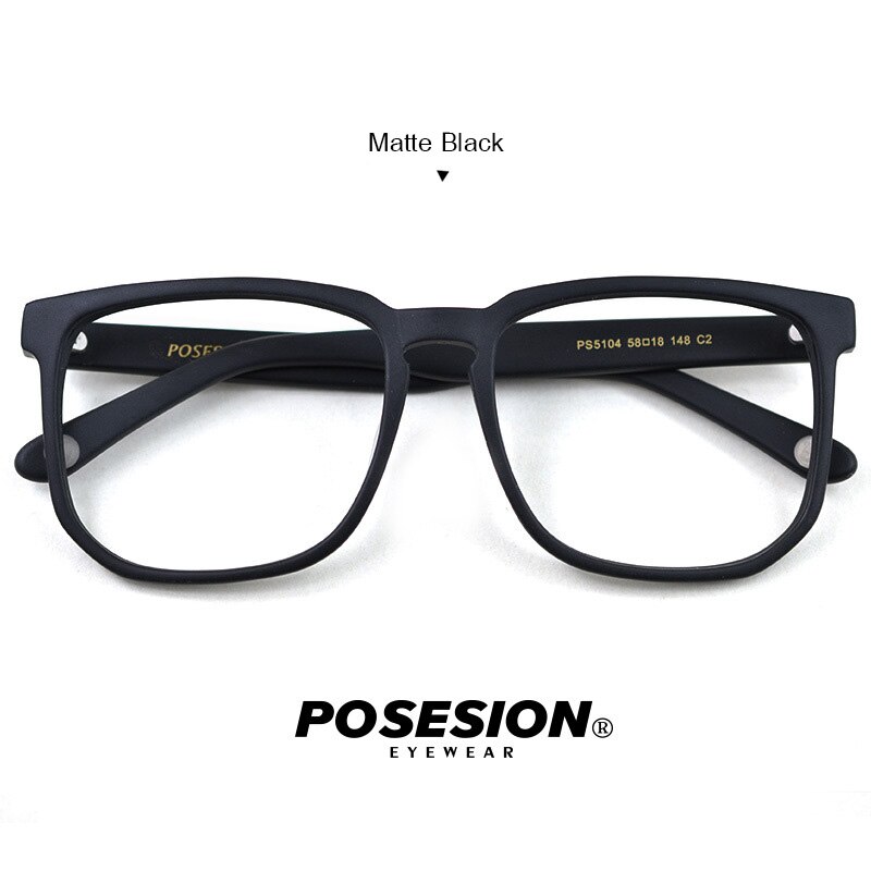 Stilling oversized acetata mænd briller stel vinta... – Vicedeal