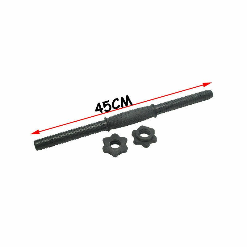 17.7inch Dumbbell Bars Threaded Dumbbell Handle Se... – Grandado