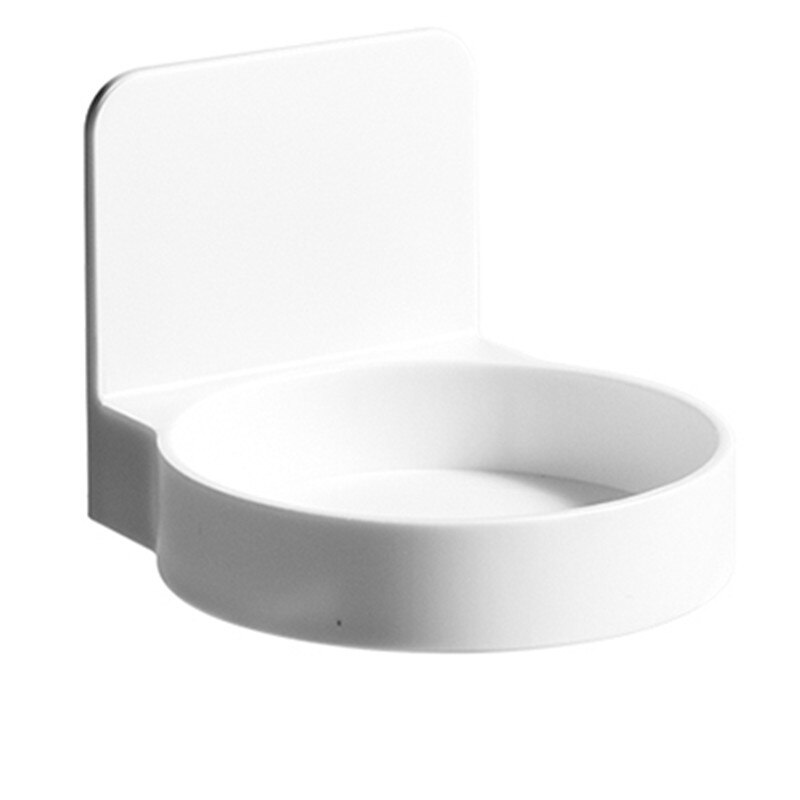 Vægmonteret rund hylde fri perforering badeværelse... – Vicedeal