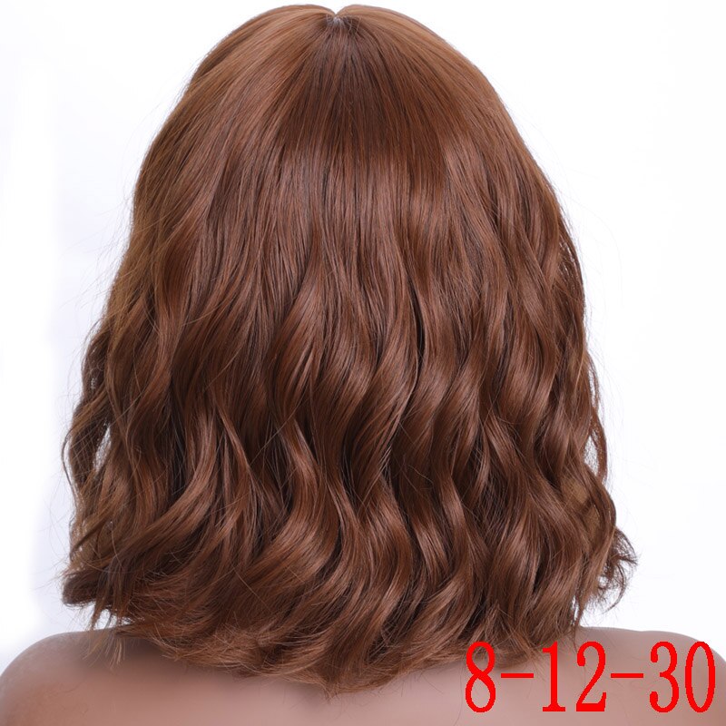 MERISI HAIR Water Wave short Synthetic Wig with Ba... – Grandado