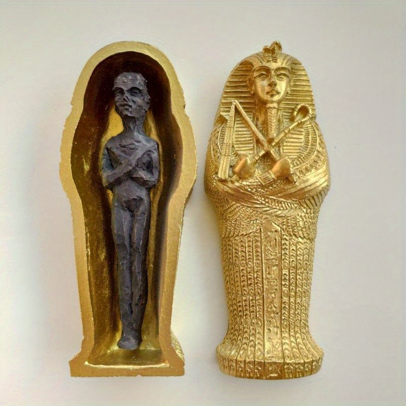 Ancient Egyptian Egypt Coffin With Mummy Figurine ... – Grandado
