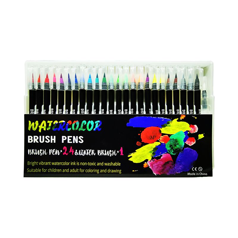 20 Colors Watercolor Brush Pens Art Marker Pens fo... – Grandado
