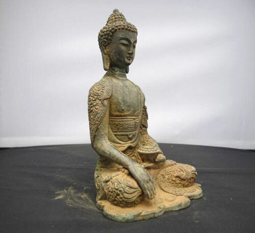 Antique buddhism Joss pure bronze sakyamuni Amitab... – Grandado