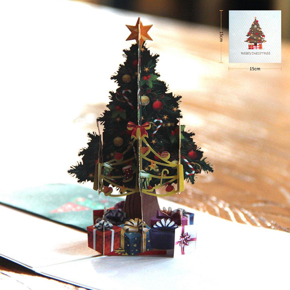 Paper Wishes Postcard 3D Greeting Card Christmas T... – Grandado